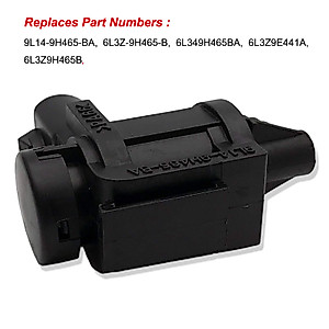Vacuum Solenoid Purge Valve 4WD Evaporative Emissions Solenoid Hub Locking Solenoid for FORD F-150 Lobo F-250 Expedition Lincoln Navigator 9L14-9H465-BA 6L3Z-9H465-B Vacuum Solenoid Valve