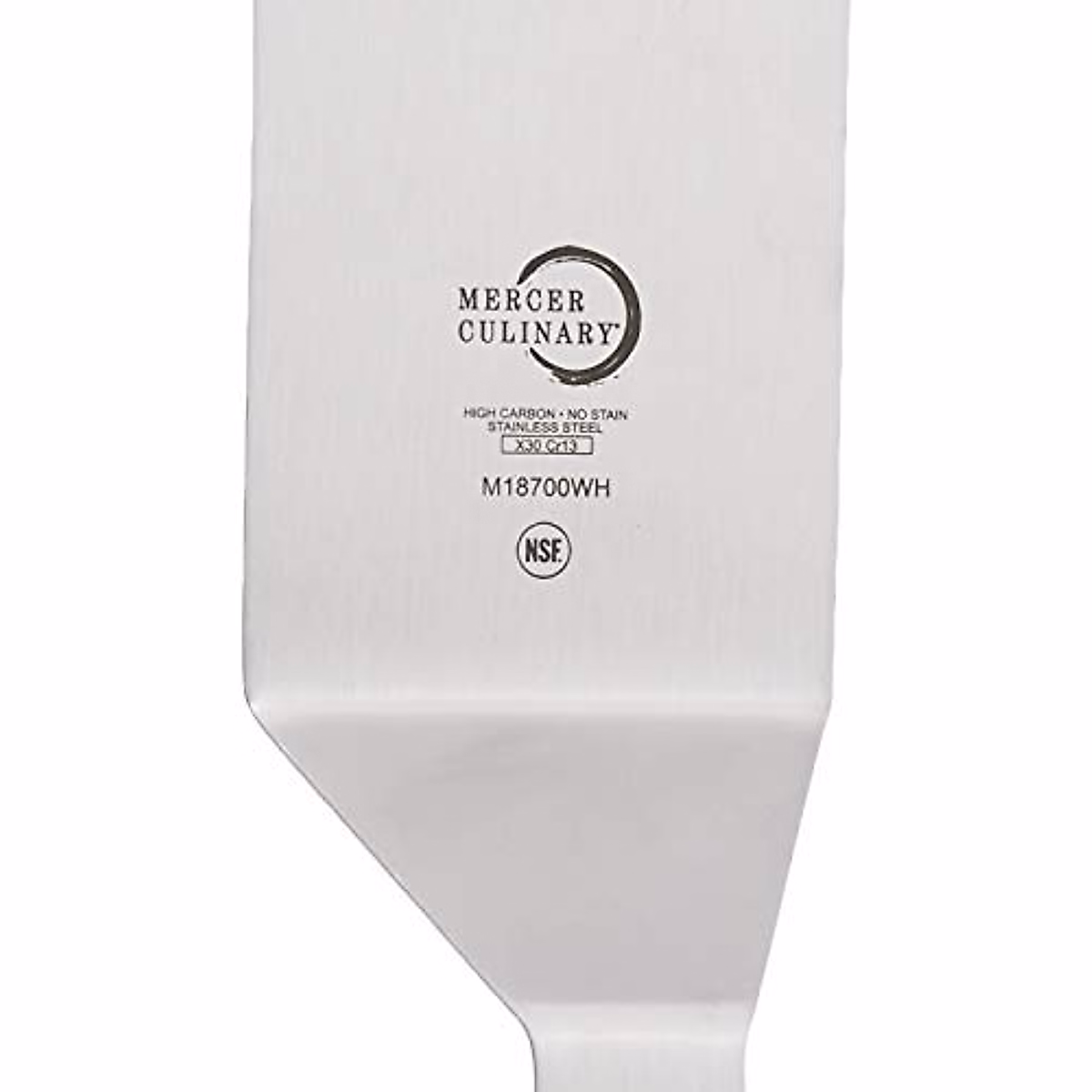 Mercer Culinary Millennia Turner Handle, 8 Inch x 3 Inch Blade, White Handle