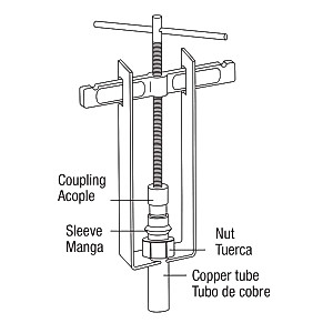 Prime-Line RP77233 Adjustable Faucet Handle and Compression Sleeve Puller (Single Pack)