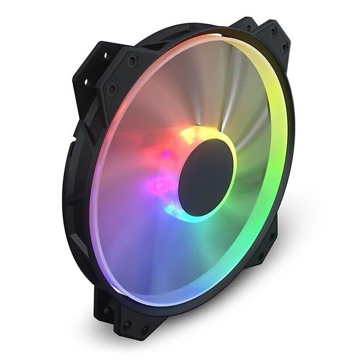 Cooler Master MasterFan MF200R ARGB 200 mm Addressable RGB Fan,5V/3-PIN,NOT Work with 4-PIN RGB or Standard RGB+12V