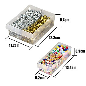 Desk Storage Organizer with 12 Drawers, Stackable Desktop Craft Drawer Cabinet, Plastic Desk Storage Box Caddy for Art DIY, Craf Jewelry, Washi Tape, Makeup, Office Supplies