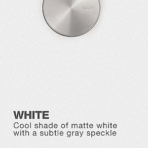 BLANCO, White 440195 DIAMOND SILGRANIT Super Single Drop-In or Undermount Kitchen Sink, 33.5" X 22"