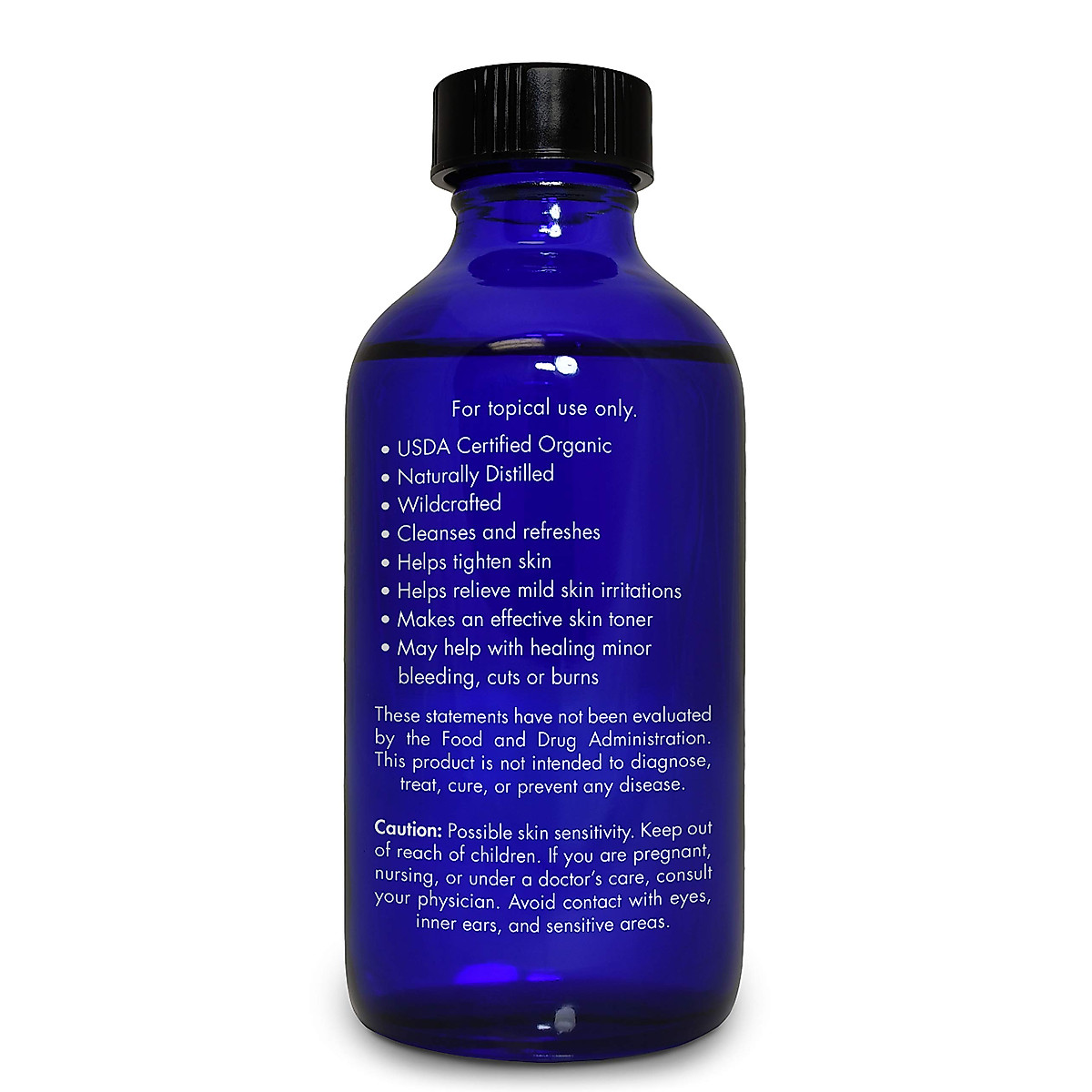 Organic, Witch Hazel – 100% Pure, Witch Hazel, for Face, Acne, Butt, Skin, Scalp, Hair, Body by Zongle Therapeutics, 4 OZ