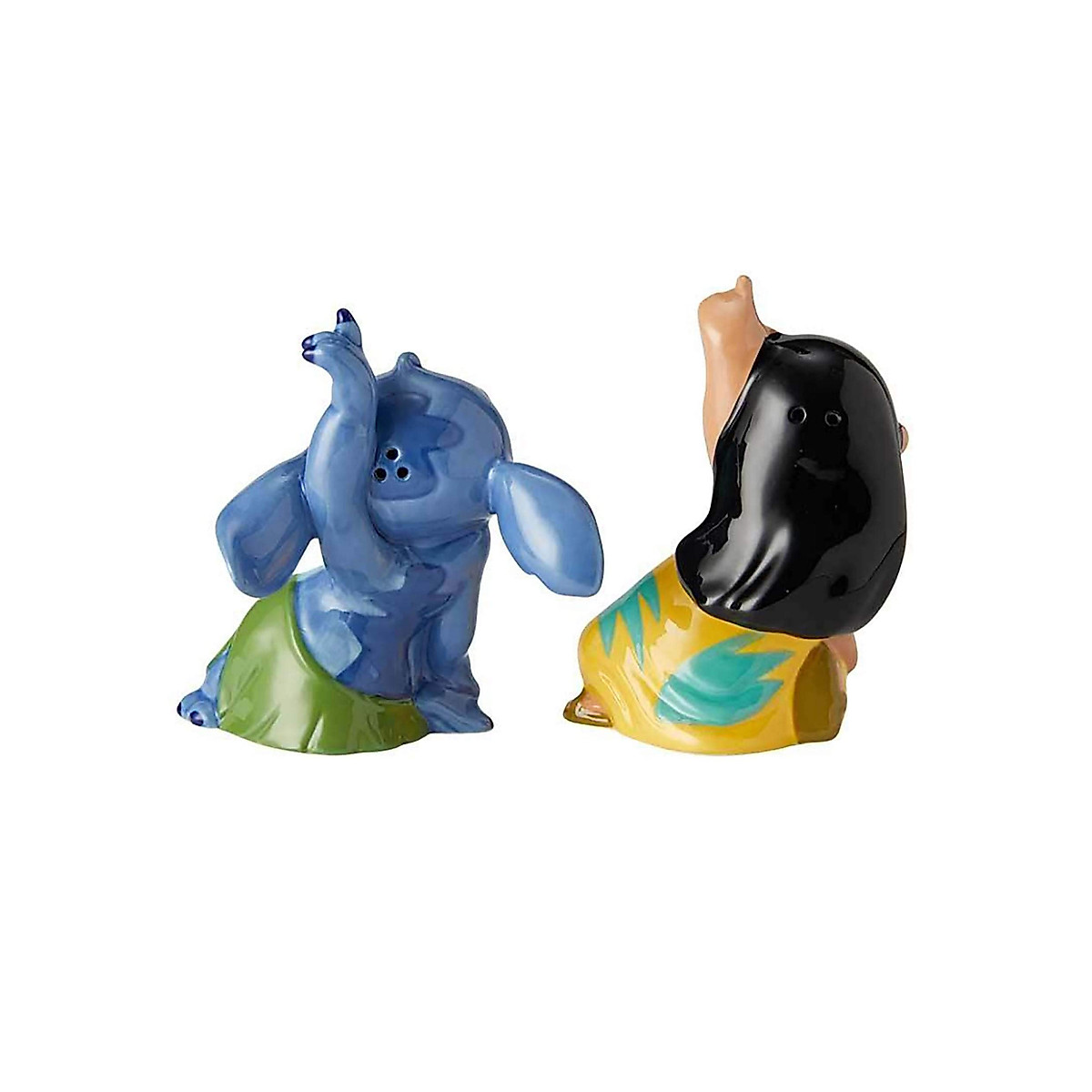 Enesco Lilo and Stitch cermaic Salt and Pepper Shakers, 3.5 Inches, Multicolor