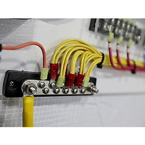 Blue Sea Systems 2300 150 Amp Common BusBar with 10 screws and a cover