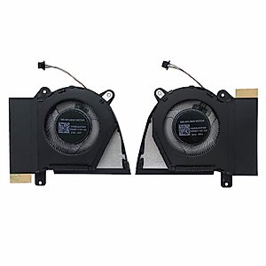 LANDALANYA Replacement New Laptop CPU and GPU Cooling Fan for ASUS Rog Zephyrus G14 2022 GA402R GA402RJ GA402K GA402RK GA402RK-G14.R96800 Series DFS5L32G064867 FP50 DFS5L32G164867 FP3F DC5V 0.5A Fan
