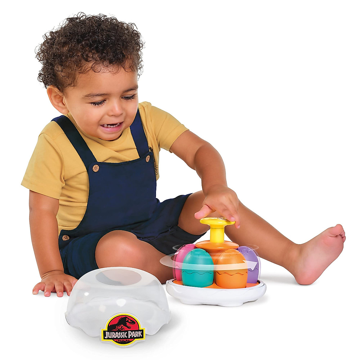 Toomies Jurassic World Spin & Hatch Dino Eggs – Dinosaur Toys for Developmental Play – 12m+