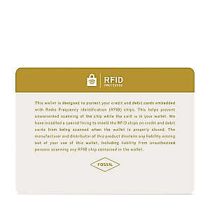 Fossil Men's Derrick Leather RFID-Blocking Large Capacity International Combination Bifold Wallet, Brown