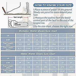 SPUKEP Water Shoes for Mens Water Shoes for Womens Water Shoes Quick Dry Swim Shoes Men Non-Slip Barefoot Shoes Men Yoga Shoes Beach Shoes Mens Hiking Diving Shoes Spring Green