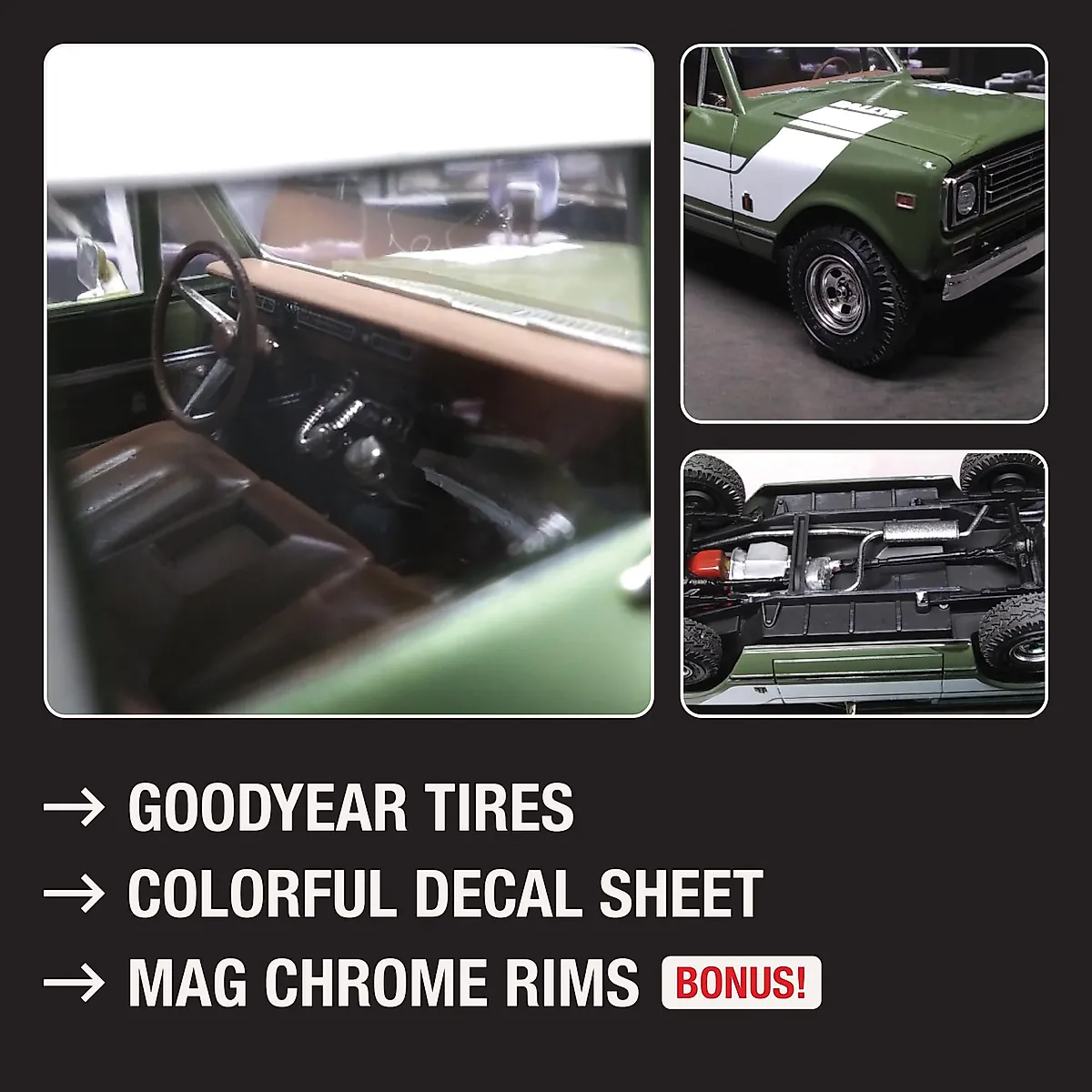 AMT 1977 International Harvester Scout II 1:25 Scale Model Kit