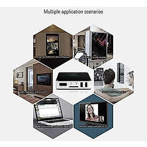 Genianech Android Smart Box,HDMI-in Digital Signage Media Player,Mini PC WiFi Bluetooth Media Player for Industrial/Commercial,APC390R