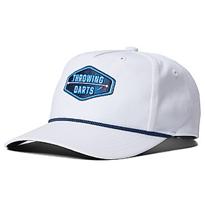 adidas Men's Youth Throwing Darts Hat, White, One Size