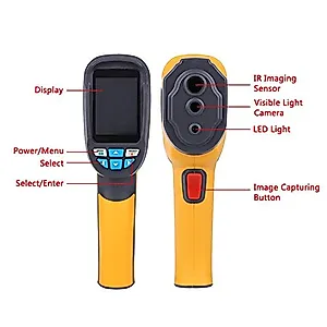 Infrared Imager Thermal Imaging Camera 2.4 Inch Color Display Visible Light Handheld Thermographic IR for Industry for Manufacturing
