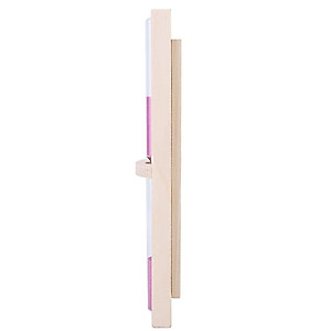 Biitfuu 15 Minutes Wooden Sandglass Timer Wall-Mounted Rotating Hourglass Timer Room Glass Sand Clock with Pink Sands for Sauna Room