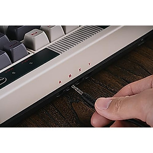 8Bitdo Retro Mechanical Keyboard, Bluetooth/2.4G/USB-C Hot Swappable Gaming Keyboard with 87 Keys, Dual Super Programmable Buttons for Windows and Android - N Edition
