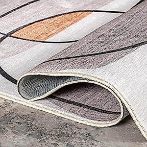 nuLOOM Lilja Abstract Indoor/Outdoor Machine Washable Area Rug, 8' x 10', Multicolor