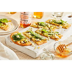 Bumbleberry Farms 3-Jar Set 100% Pure Grade A Sweet Orange Blossom Honey; True-Source Honey Certified; Light Citrus Notes; Enjoy Honey's Wholesome Goodness; 11 OZ Glass Jar