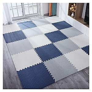 ALGFree Kids Playmat Interlocking Foam Mats Exercise Mat Gym Mat EVA Foam Floor Tiles with Protective Flooring Mats for Gym Equipment Workouts (Color : B, Size : 60x60x2cm-4pcs)