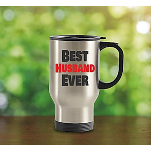 SpreadPassion Best Husband Ever Gift Idea Stainless Steel Travel Insulated Tumblers Mug