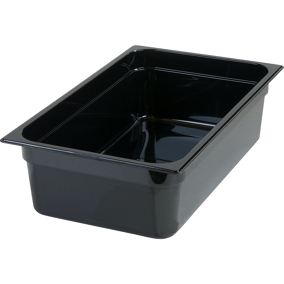 Carlisle FoodService Products 10402B03 StorPlus High Heat Food Pan, 6" Deep, Full Size, Black