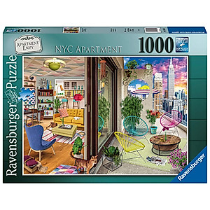 Ravensburger NYC New York City Apartment Vision 1000 Piece Jigsaw Puzzle for Adults & Kids Age 12 Years Up