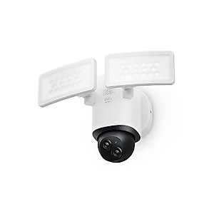 eufy Security SoloCam S340, Video Doorbell E340, Indoor Cam S350 with Floodlight Camera E340 Wired, Dual Camera