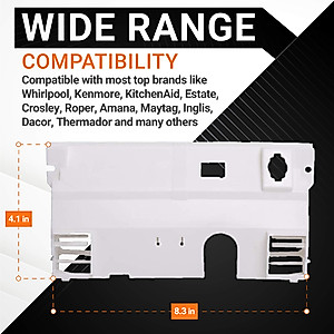 BlueStars Ultra Durable WP2180226 Refrigerator Control Bracket Replacement - Compatible with Whirlpool & Kenmore Refrigerators - Replaces 2180226 2180228 2180338 2183771 PS11739027