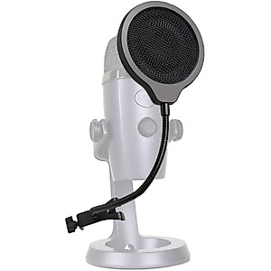 Yeti Nano Mic Pop Filter - 4 Inch 3 Layers Windscreen with Flexible 360° Gooseneck Clip for Blue Yeti Nano Microphone to Improve Sound Quality by YOUSHARES