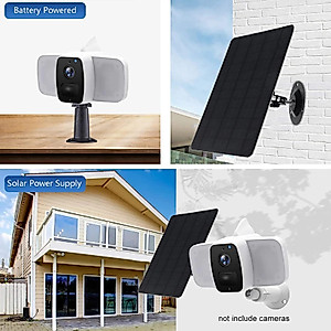 XIXIAN 10W 6V Micro USB Solar Panel 2000mAh 360-degree Rotation Waterproof Wall Mounted Monocrystal Silicon Solar Plate for USB Camera