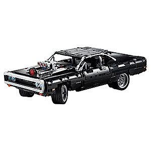 LEGO Technic Fast & Furious Dom's Dodge Charger 42111 Building Toy - Racing Car Model Building Kit, Iconic Movie Inspired Collector's Set, Gift Idea for Kids, Teens, and Adults Ages 10+