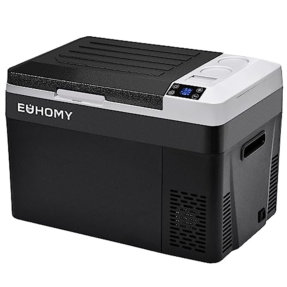 EUHOMY 12 Volt Refrigerator, 32QT（30Liter Portable Freezer Fridge, Car refrigerator with 12/24V DC & 110-240V AC, Electric Compressor Cooler for Camping, Travel, RV, Truck, Outdoor or Home use.