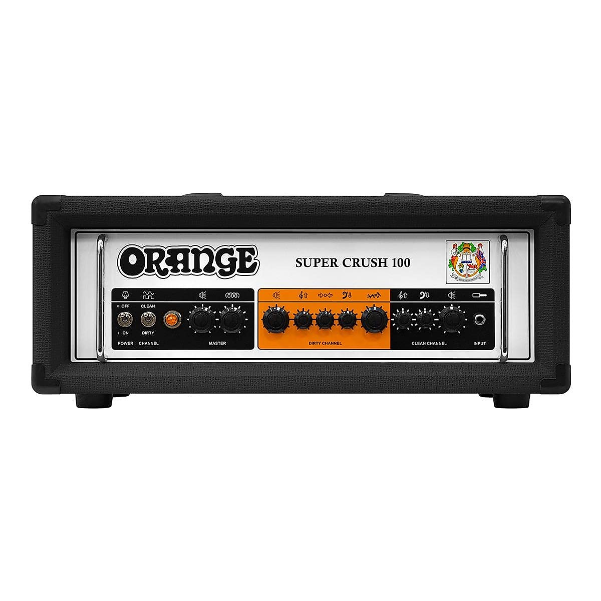 Orange Super Crush 100 Watt Amplifier Head, Black