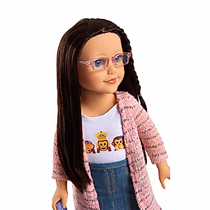 Journey Girls Dolls, 18-Inch Dana Hand Painted Doll with Brown Hair and Blue Eyes