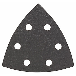 Bosch Professional Sanding Sheets for Triangular Sanders and Multi-Cutters (Pack of 5, 93 mm, 120 Grit, F355)