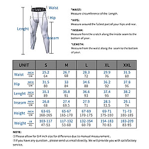 Queerier Mens Compression Pants Workout Running Tights Leggings Men for Sports Yoga 1/3 Pack