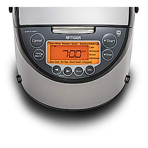 Tiger Corporation Tiger JKT-D10U 5.5-Cup (Uncooked) IH Rice Cooker, black & stainless steel