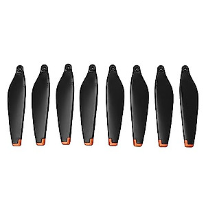 Drone Propellers, Powerful High Rigidity Drone Wing Blades PC Drone Accessories Strong and Light Pulling Force for Mini 3 (Orange Edge)