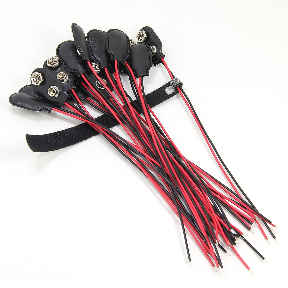 9V Battery Connectors, Ancable 10-Pack I Type 9 Volt Battery Wire Clip Snaps Connector