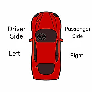 JZSUPER Upper Towing Mirror Glass fit for 1994-2010 Dodge Ram 1500 2500 3500 4000 4500 5500 700 Van Pickup Truck, Driver Left Side LH or Passenger Right Side RH Replacement Convex Glass