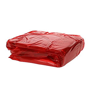 Room2Room Inflatable Gummy Bear Chair 28" Transparent Clear Sofa Seat Double Person Blow up Chair Yard Portable Inflatable Couch Air Couch Patio Blow up Furniture Camping Outdoor Beach Room (Red)