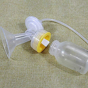 Baby Bottle Thread Changer, Baby Bottle Converter Allow Spectra S1 S2 Pumps' Wide Mouth Flanges to Use Medela Bottles