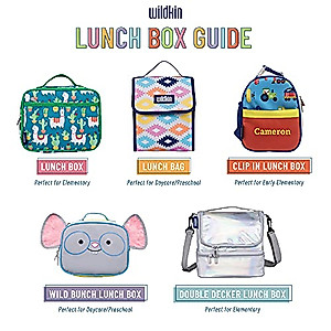 Wildkin Kids Insulated Lunch Bag for Boys & Girls, Reusable Lunch Bag is Perfect for Daycare & Preschool, Ideal Size for Packing Hot or Cold Snacks for School & Travel Lunch Bags (Transportation)