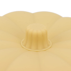 Silicone Pumpkin Ice Bucket with Lid, Portable Cute Small Cooler for Drinks, Parties, Poolside, Easy to, Yellow, Ice Container Ice Buckets for Parties