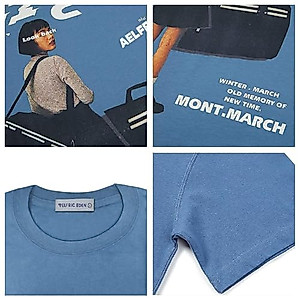 Aelfric Eden Mens Oversized Graphic Tee Summer Unisex Hipster Printed Casual Harajuku Top Tshirt