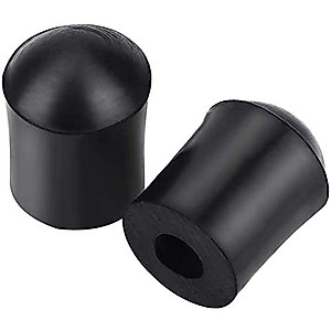 Jiayouy 4pcs Double Bass Endpin Rubber Tip Stopper Protector String Instrument End Cap Accessory