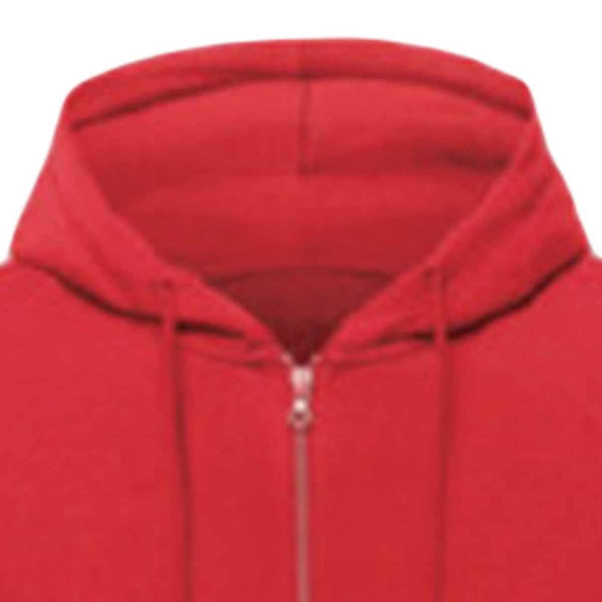Maiyifu-GJ Men's Full Zip Long Sleeve Hoodies Lightweight Slim Fit Solid Color Hoodie Hooded Sweatshirt With Kanga Pocket (Red,X-Large)