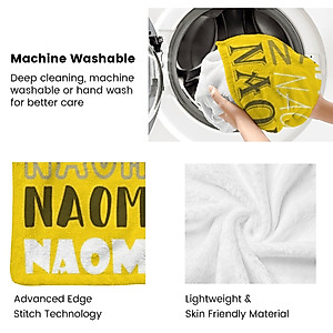 Dr.TOUGH Personalized Blankets for Kids Personalized Blankets and Throws Personalized Name Blanket for Kids Adults Birthday (Color 22,40''×50'')