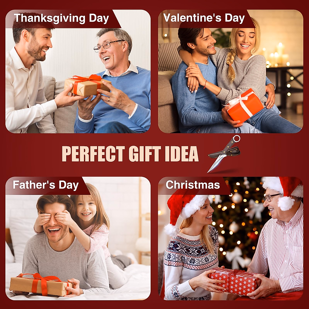 TrDLam Boning Knife, 6 Inch Deboning Knife for Cutting Meat High Carbon Steel Ultra Sharp Full Tang & Ergonomic Japanese Knife, Hand Forged Fish Fillet Knives with Sheath Ideal For Gift