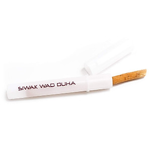 MISWAK Tooth Stick 100% Natural Teeth Whitener- Lightweight Wood Brush for Healthy Gums & Teeth (Pack of 3 Sticks with Holder)