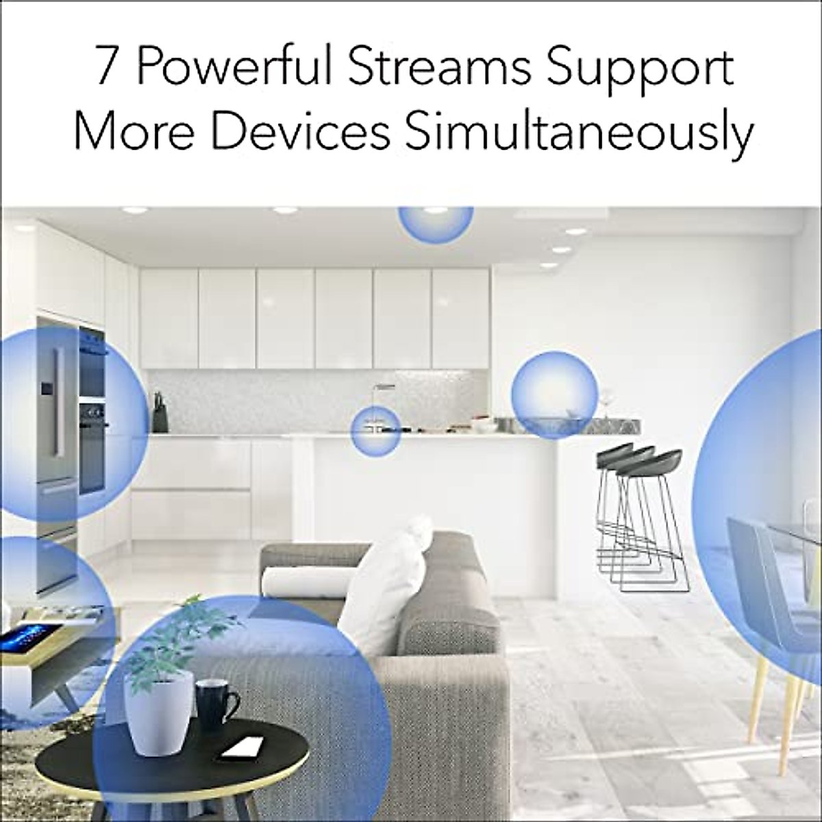 NETGEAR Nighthawk Advanced Whole Home Mesh WiFi 6 System (MK63S) with Free Armor Security – AX1800 Router with 2 Satellite Extenders, Coverage up to 4,500 sq. ft. and 25+ devices